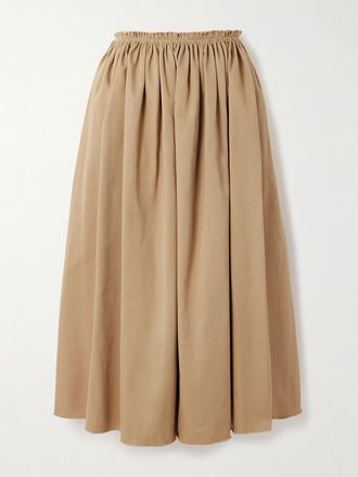 Gabriela Hearst Chiara Midirock Aus Baumwoll-twill - Braun