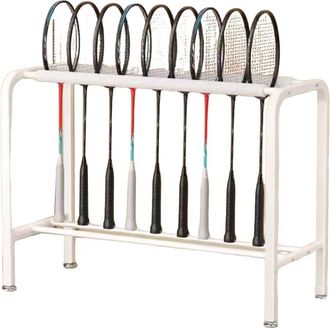 Generic Tennisschl&auml;gerhalter Mit Schwammschutz, Eisen-Badmintonschl&auml;ger-Pr&auml;sentationsst&auml;nder, for 5-20 Schl&auml;ger Mit 50 Kg Tragf&auml;higkeit, for Den Trainingsplat