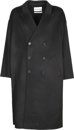 Amaranto Amar&aacute;nto, Homme, Manteaux, Noir, Taille: L Manteau Crois&eacute;