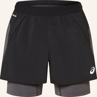 Asics Asics 2-In-1-Laufshorts Road schwarz