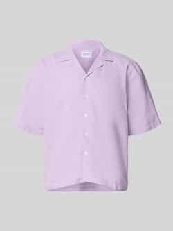 Lindbergh Cropped Freizeithemd aus Leinen-Baumwoll-Mix