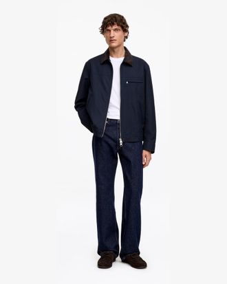 Arket Jacke Aus Baumwollcanvas -Blau