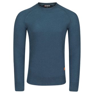 Riverso Pullover Herren RIVElias Regular Fit Sweatshirt Rundhals Langarm Baumwolle Blau 4XL, Größe:4XL, Farbe:Dark Blue (19400)