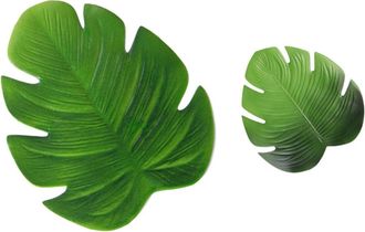 NUOBESTY 2 St&uuml;ck Tischsets und Tassenuntersetzer aus Eva mit Schildpattmuster Hitzeisolierend rutschfest 46X37cm und 125X10cm f&uuml;r Westliche Gerichte und Sommer