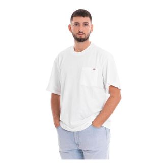 Dickies Homme, Tops, Blanc, Taille: XL T-shirt poche Luray