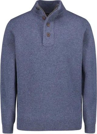Barbour Herren Troyer blau unifarben