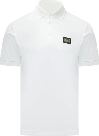Dolce & Gabbana Homme, Tops, Blanc, Taille: XL Polo M/C