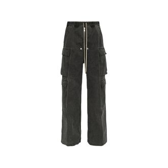 Rick Owens Double Cargo Jumbo Belas Hose - - Trousers - Damen - Grau - M