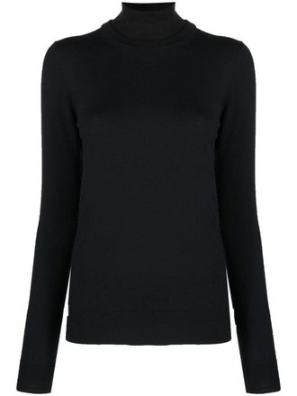 Toteme pull en maille à col roulé - Bleu