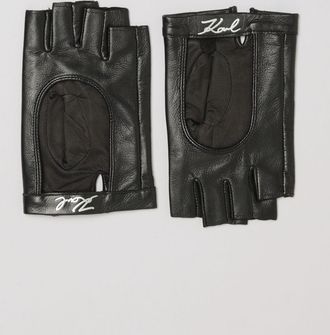 Karl Lagerfeld Handschuhe Damen Farbe Schwarz