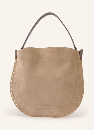 Isabel Marant Isabel Marant Shopper Oskan Mit Pouch Und Nieten beige