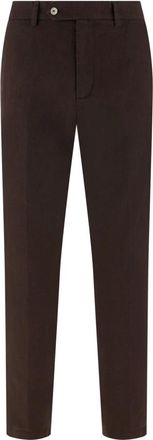 Boggi Milano Homme, Pantalons, Brun, Taille: W32 Pantalon de ville en lin