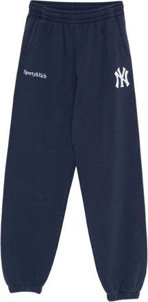 Sporty & Rich Brianna Logo-embroidered Track Pants