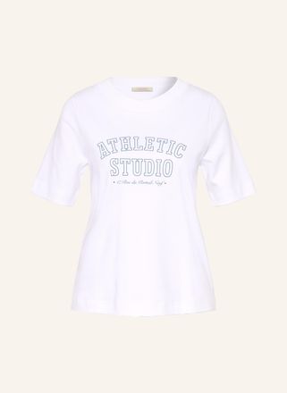 Lilienfels Lilienfels T-Shirt Mit Schmucksteinen weiss