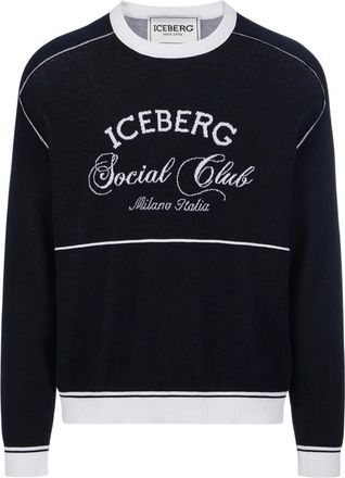 Iceberg Homme, Pulls, Bleu, Taille: XL Pull ras du cou