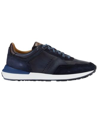 Magnanni Sneaker in Runner-Form mit Rauhleder-Details in