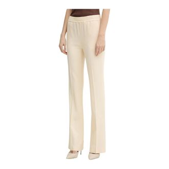 Twinset Femme, Pantalons, Beige, Taille: 44 FR Pantalon en twill
