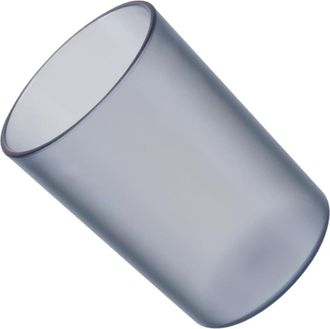 DOITOOL Transparenter Zahnputzbecher Aus Bpa Freiem Kunststoff Porenfrei Und Verschlei&szlig;fest Wasserbecher F&uuml;r Bad Und Haushalt Glattes Design Vielseitig Nutzba