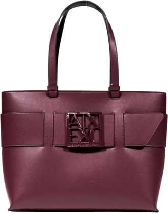 A|X Armani Exchange Femme, Sacs, Rouge, Taille: ONE Size Tote Bag