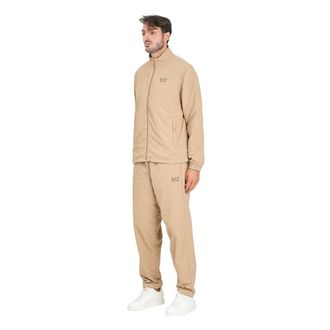 Emporio Armani Emporio Armani Ea7, Homme, Sport, Beige, Taille: XL Surv&ecirc;tement en nylon Core Identity