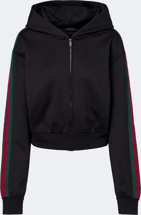 Gucci Sweat-shirt &agrave; capuche Web Stripe