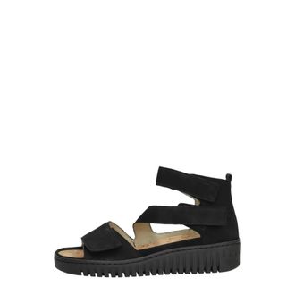 Waldl&auml;ufer H-Willow Sandalen Plat - - Shoes - Damen - Schwarzk - 36 1/2 EU