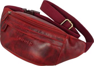 STILORD Terry Bauch Tasche Leder Vintage H&uuml;fttasche f&uuml;r Herren Damen Belt Bag f&uuml;r Jogging Festival Urlaub Handy G&uuml;rteltasche Umschnalltasche Echtleder Farbe:K