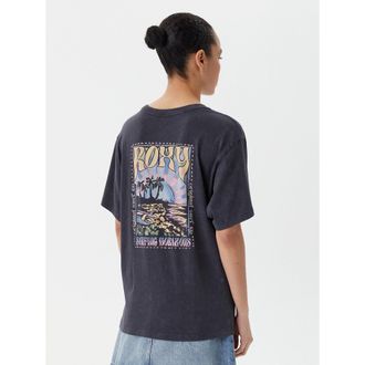 Roxy T-Shirt ERJZT05905 Grau Oversize
