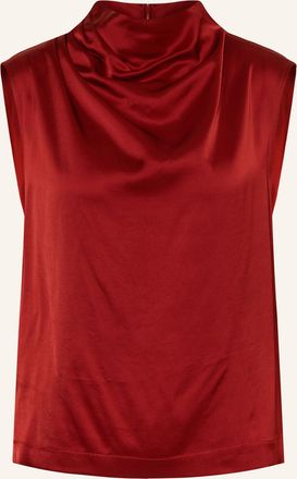 ottod'Ame Ottodame Blusentop Aus Satin rot