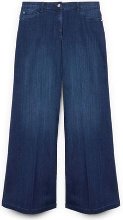 Fiorella Rubino Femme, Jeans, Bleu, Taille: 46 FR Jean Large