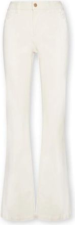 Elena Miro Femme, Jeans, Blanc, Taille: 46 FR Pantalon Flare