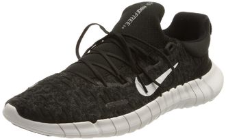Nike Nike Damen Free Run 5.0 Road Running Shoe, Black/White-Dark Smoke Grey, 38 EU