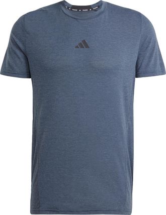 adidas Mens Designed for Training Workout T-Shirt Aurora Ink XS