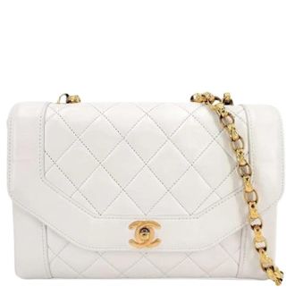Chanel Pre-owned Vintage Schultertasche - - Pre-owned - Damen - Wei&szlig; - ONE SIZE