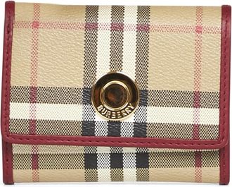 Burberry Femme, Accessoires, Beige, Taille: ONE Size Portefeuille Pliant