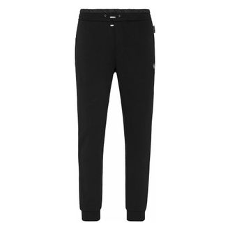 Philipp Plein Homme, Pantalons, Noir, Taille: XL Pantalons de surv&ecirc;tement Hexagon