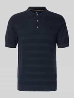 Lerros Slim Fit Poloshirt mit Logo-Stitching