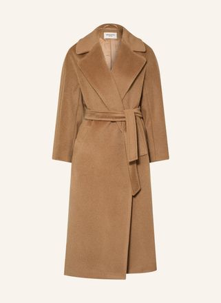 Max Mara Weekend Max Mara Mantel Tempera Im Materialmix braun