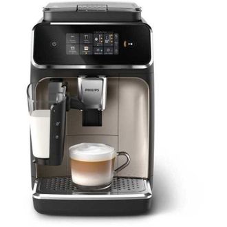 Philips Machine a espresso automatique Silent Brew EP2336/40 - 4 boissons LatteGo - Noir chrom&eacute;