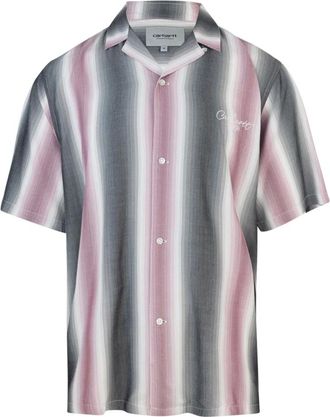 Carhartt Work in Progress Homme, Chemises, Multicolore, Taille: S Chemise Ample &agrave; Logo Brod&eacute;