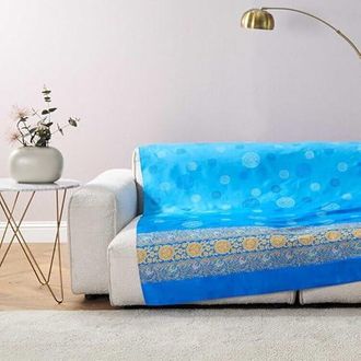 Bassetti PALLAVICINO Granfoulard-Tuch aus 100% Baumwolle in der Farbe Azurblau C1 Ma&szlig;e: 350x270 cm - 9332332