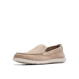 Clarks Homme Flexway Step Mocassin, Suède Sable, 49 EU