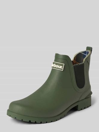 Barbour Boots mit Label-Patch Modell Wilton Chelsea Welly