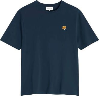 Maison Kitsun&eacute; Logo-patch T-shirt