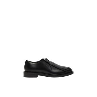 Max Mara Leder Derby - - Shoes - Damen - Schwarzk - 36 EU