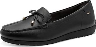 Tamaris Comfort mocassins femme cuir avec noeud, Cognac Nappa, 40 EU