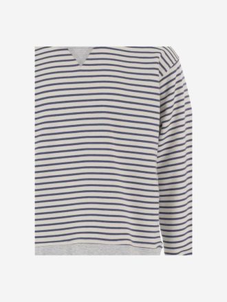 Babe & Tess Kids Striped Sweatshirt Cotton Hoods & Sweatshirts