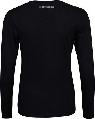Head Langarmshirt Club Linda (Baumwollmix) schwarz Damen
