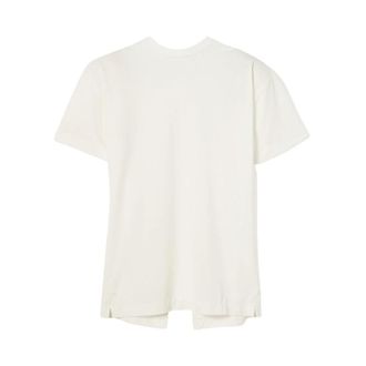 Jacquemus Femme, Tops, Blanc, Taille: 42 FR Paper Effect Open Back T-Shirt