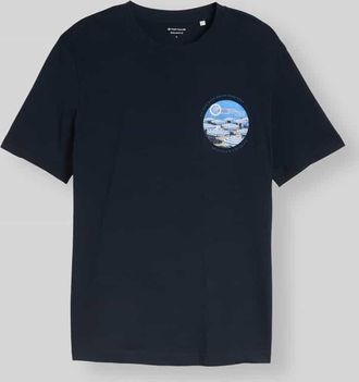 Tom Tailor Regular Fit T-Shirt aus reiner Baumwolle